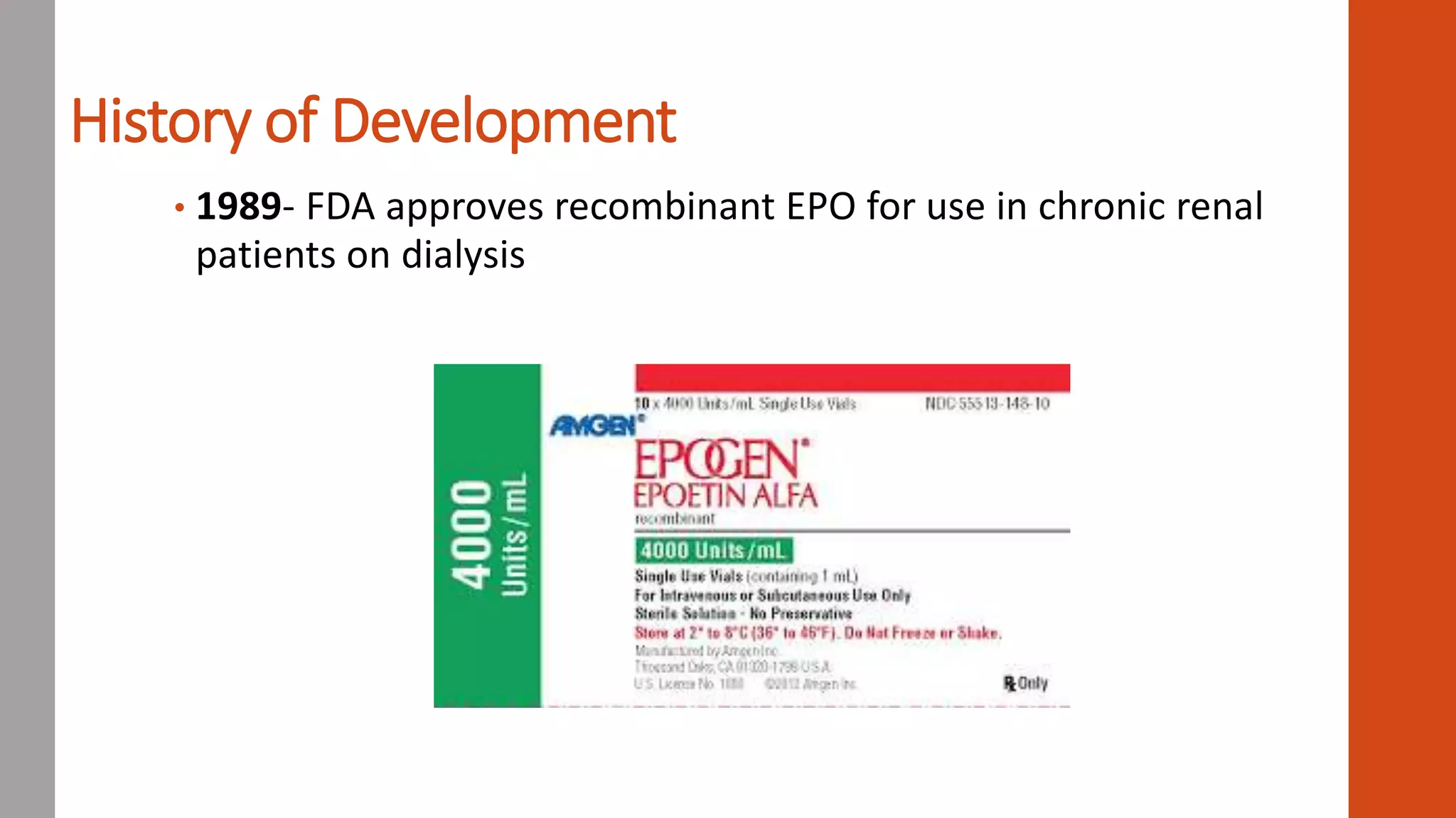 Recombinant human erythropoietin | PPTX