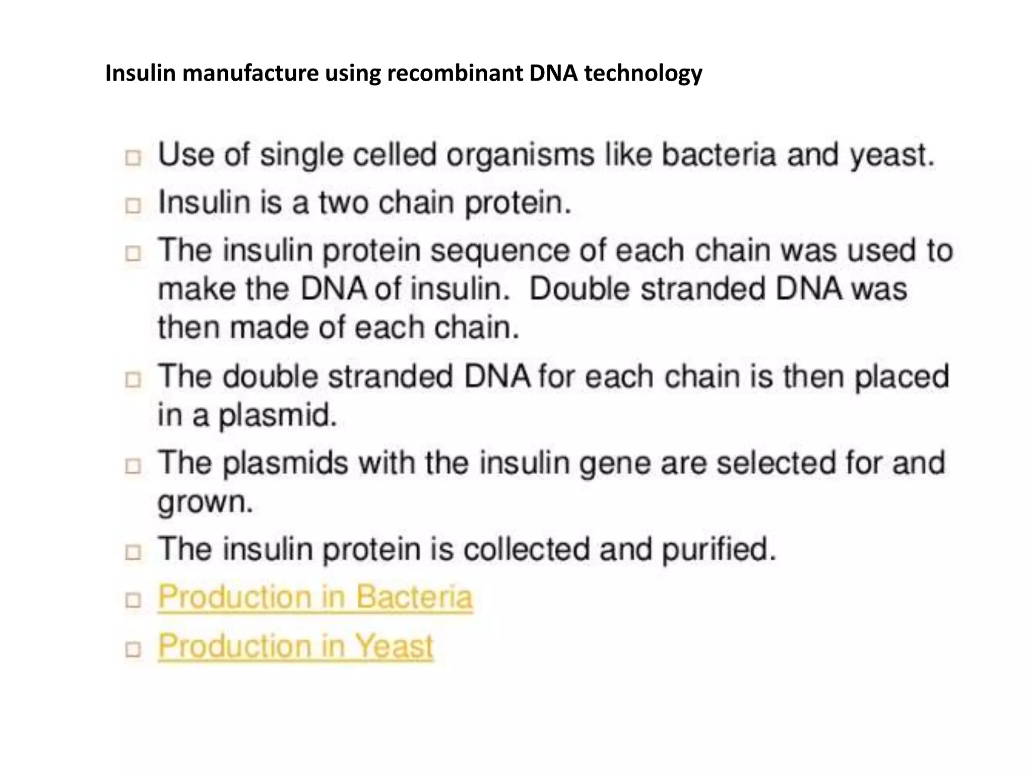 Recombinant insulin | PPTX