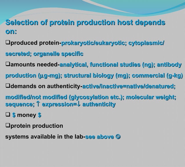 Recombinant Protein Expression And Purification Lecture Ppt