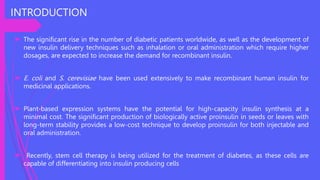 RECOMBINANT PROTEINS - INSULIN.pptx
