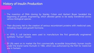 RECOMBINANT PROTEINS - INSULIN.pptx