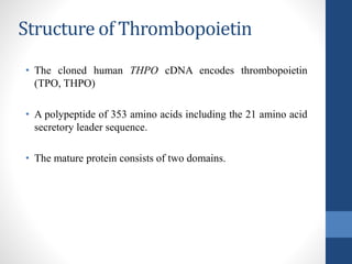 Recombinant thrombopoietin.pptx
