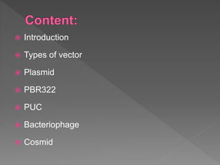 Recombinant vectors.pptx