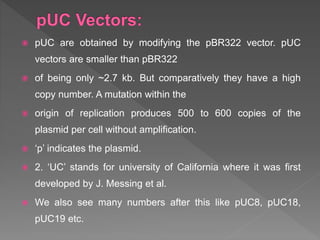 Recombinant vectors.pptx