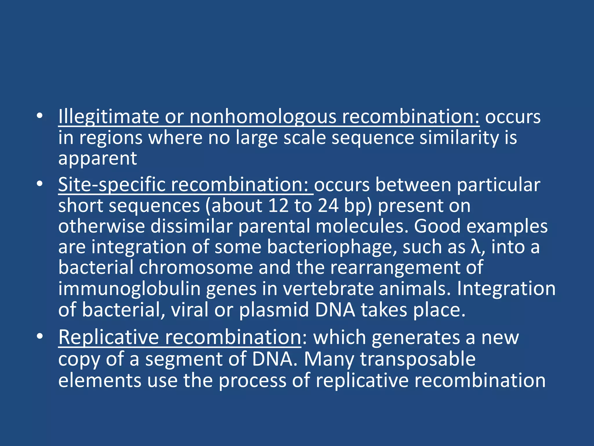 Recombination | PPTX