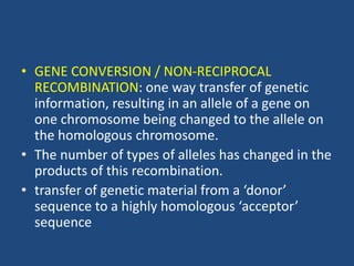 Recombination | PPTX