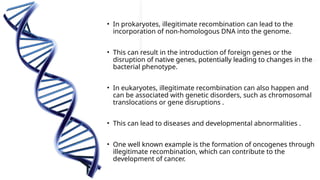 recombination.pptx 4 types of recombination | PPTX