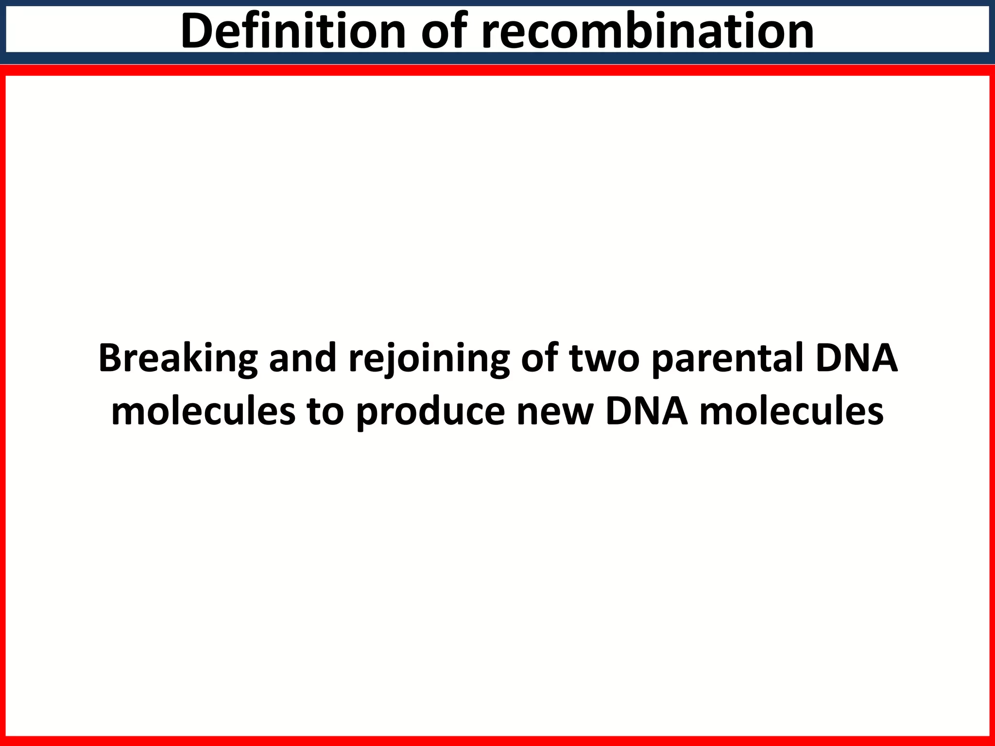 Recombination Final.ppt