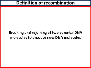 Recombination Final.ppt