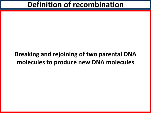 Recombination Final.ppt