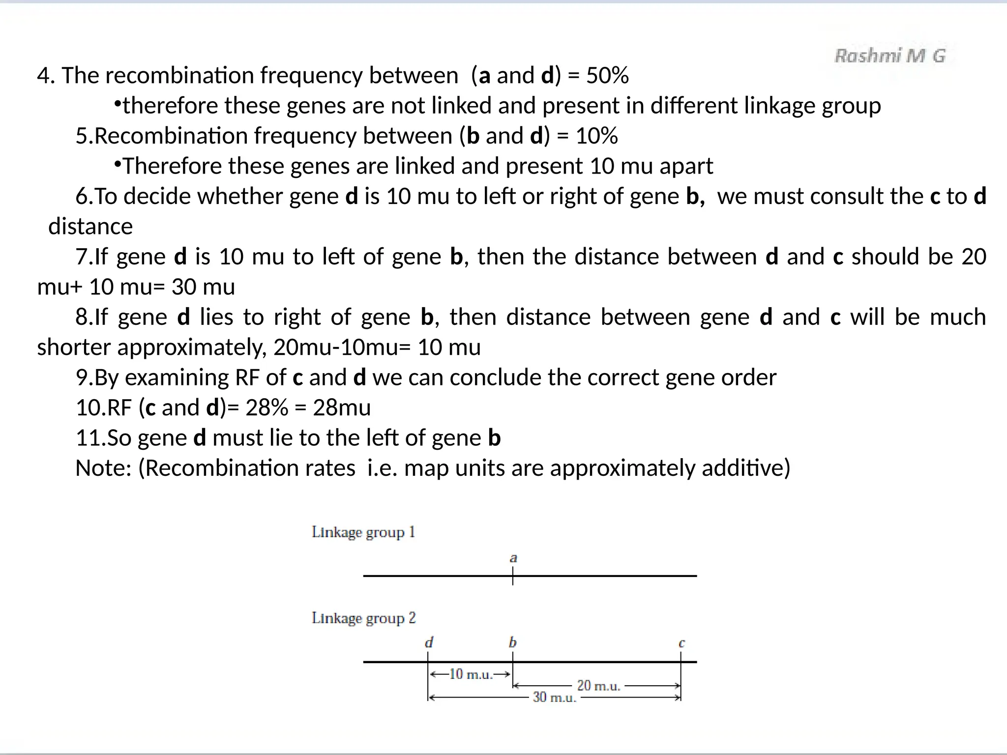 RECOMBINATION FREQUENCY (INTRODUCTION, CALCULATION).pptx