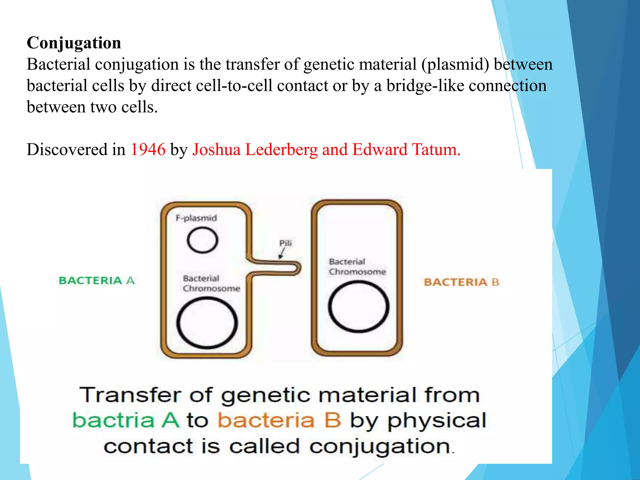 Recombination in bacteria | PPTX