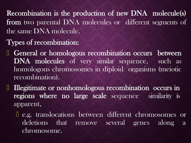 Recombination Models.pdf | Genetics | Science