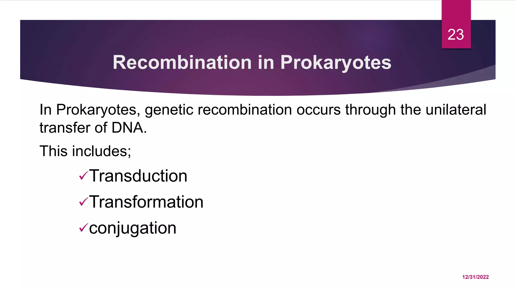 RECOMBINATION MOLECULAR BIOLOGY PPT UPDATED new.pptx