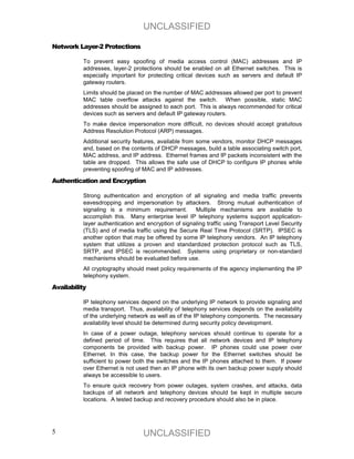 Recomended ip telephony architecture | PDF