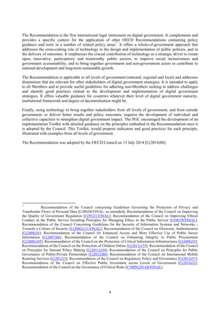OECD Recommendation on Digital Government Strategies | PDF