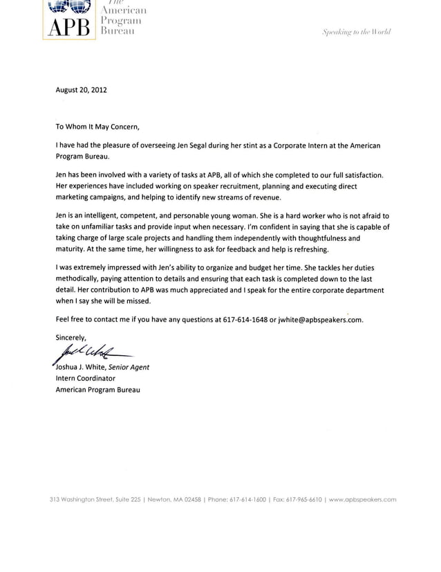 Recommendation Letter | PDF