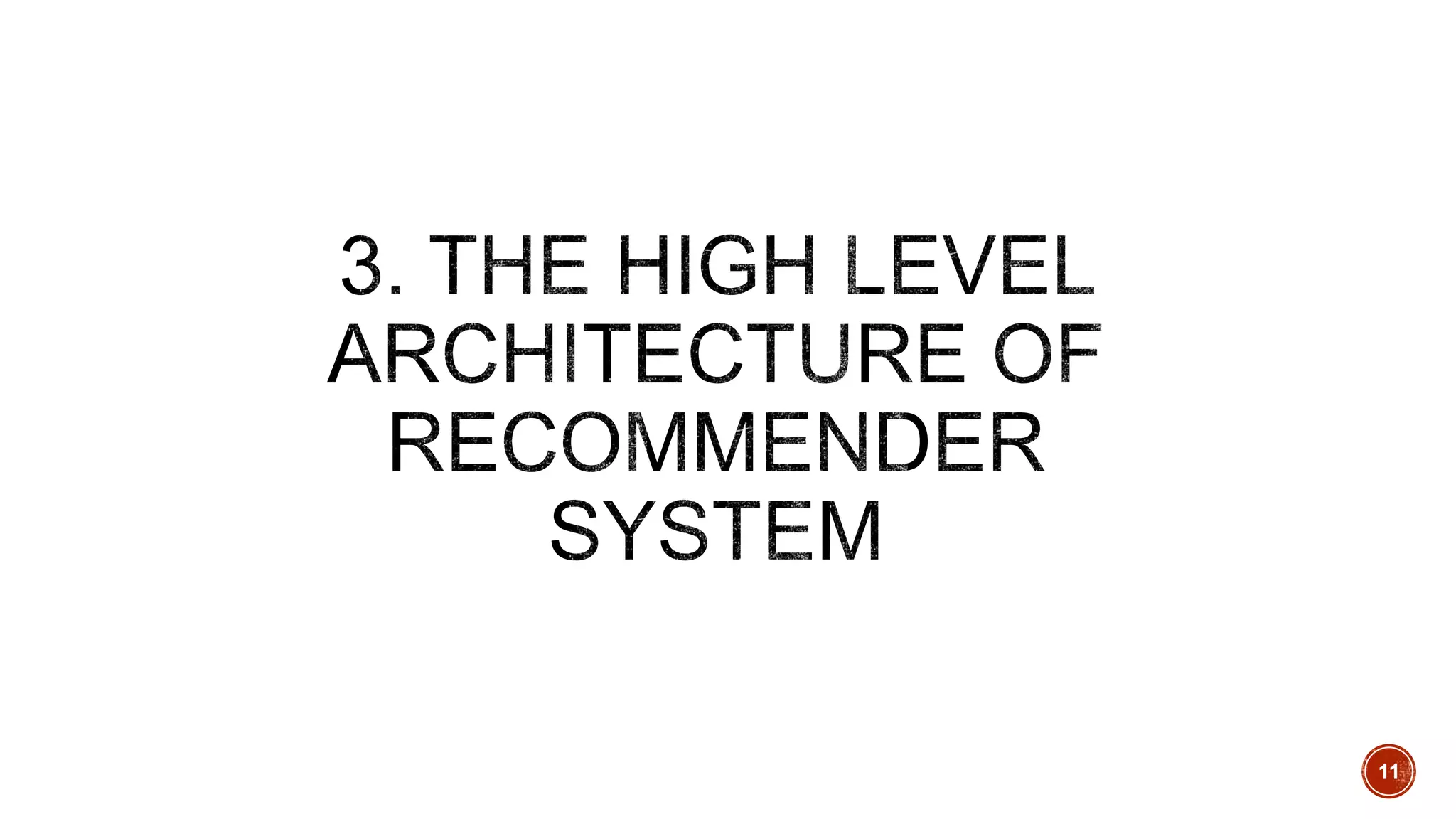 Practical Recommendation System - Scalable Machine Learning | PPTX