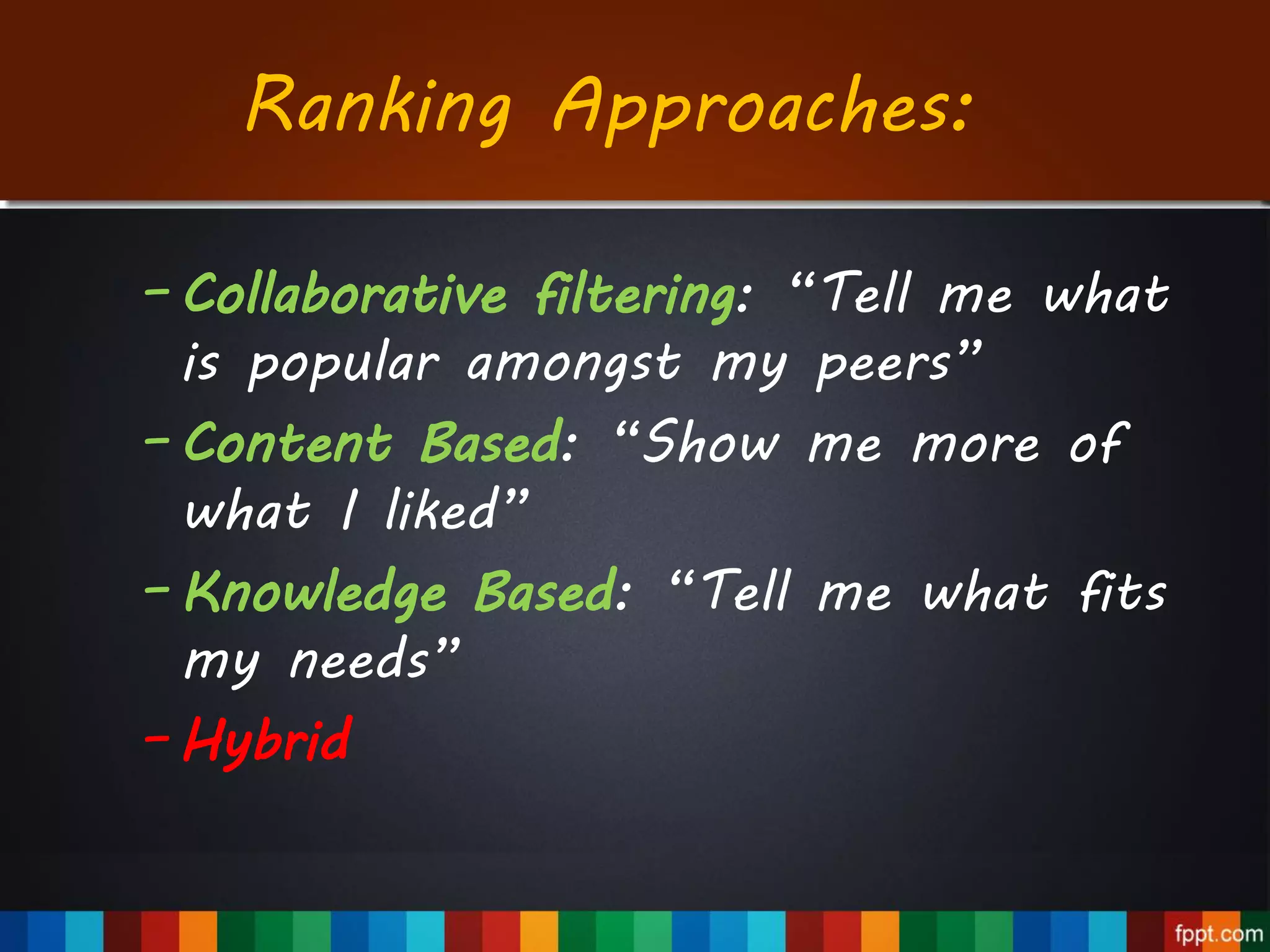 Recommendation Engine Using Genetic Algorithm Pdf Internet Computing