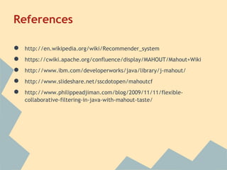 Recommendation engines | PDF