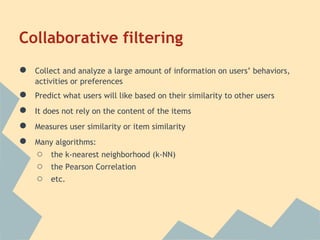 Recommendation engines | PDF | Databases | Computer Software and ...