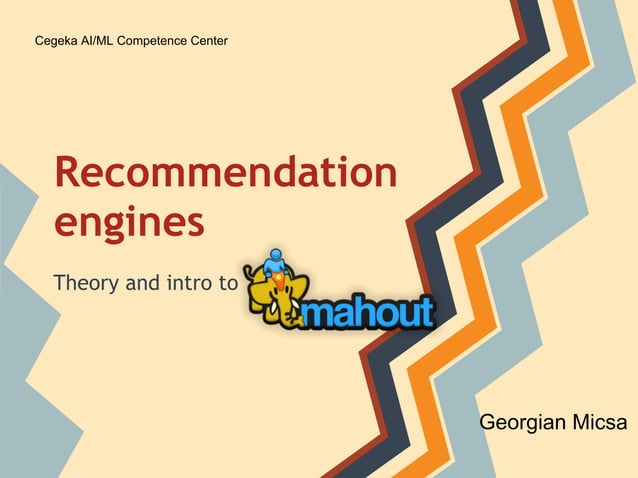 Recommendation engines | PPT