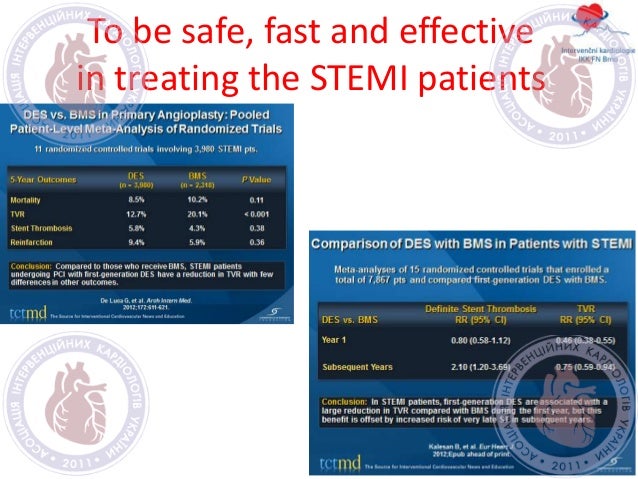 Recommendation for stemi treatment in 2013 and stent for life initiat…