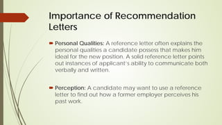 Recommendation letter | PDF