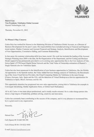 Recommendation Letter | Guo Haiwei | VP Strategic Marketing ...