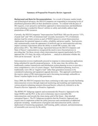 Recommendation re proactive approach | PDF