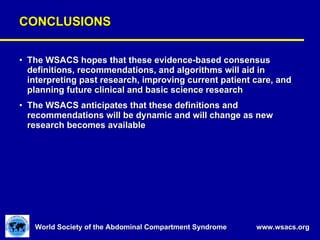 WSACS Recommendations | PPT