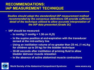 WSACS Recommendations | PPT