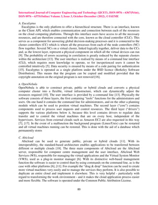 Recommendations for implementing cloud computing management platforms using open source | PDF