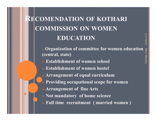 Recommendations of Kothari Commission | PDF