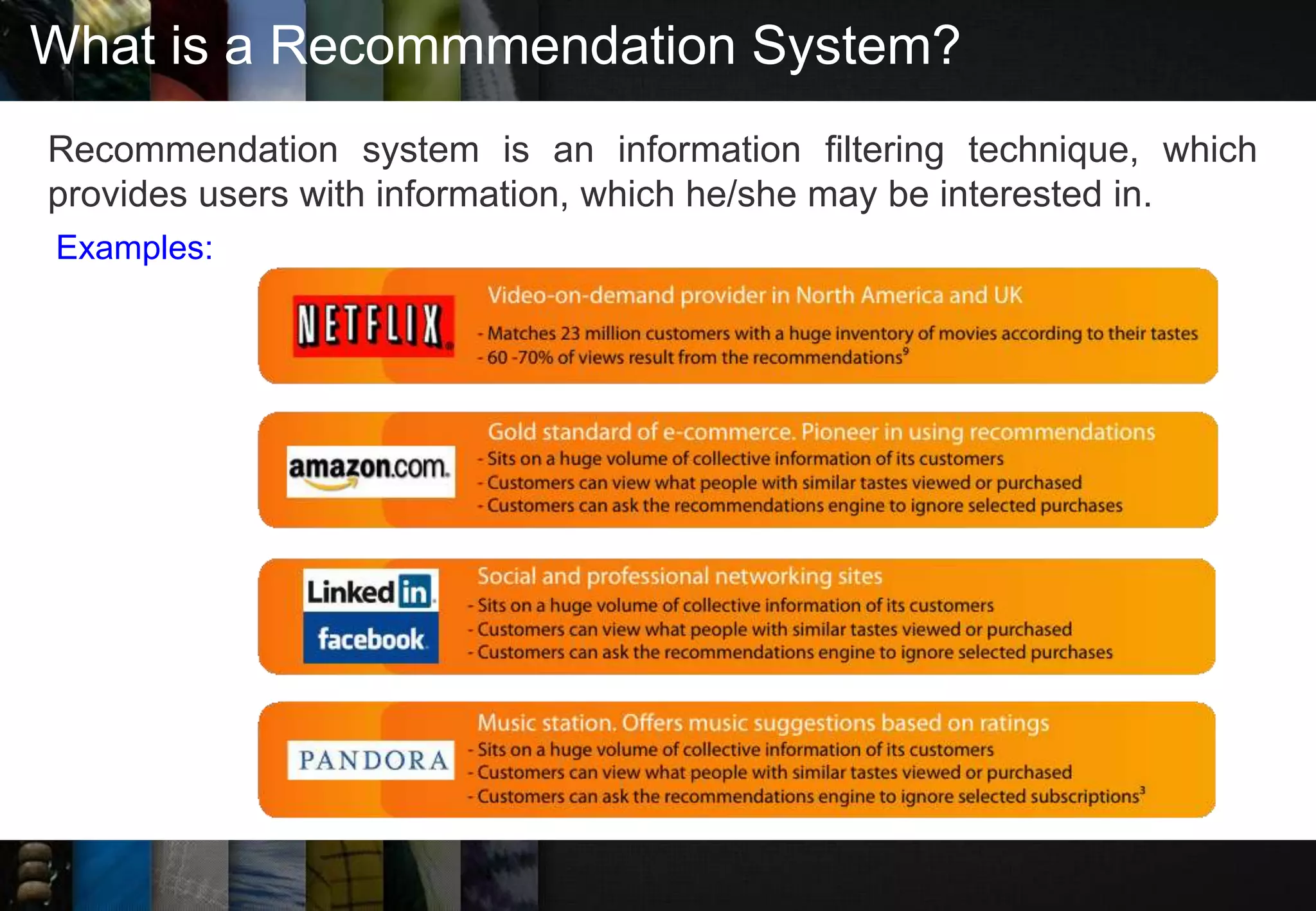 Recommendation system | PPT