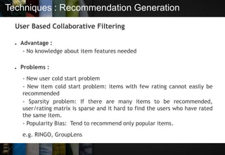 Recommendation system | PPT