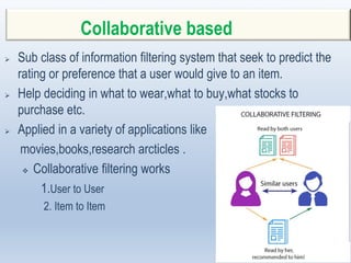 Recommendation system | PPTX