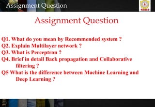 Recommendation system by_arpit_sharma | PPT