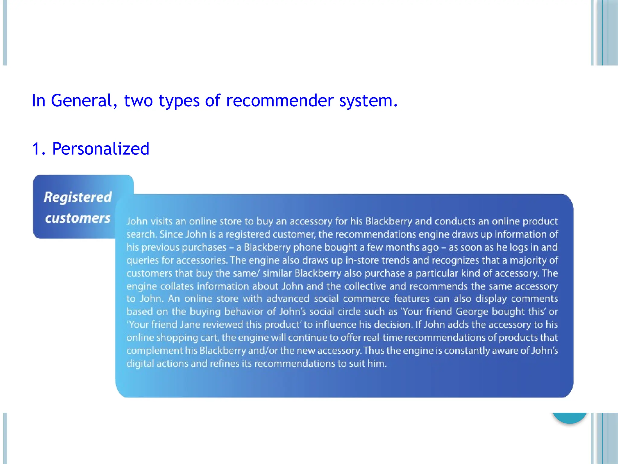 recommendation system their types and approaches | PPTX