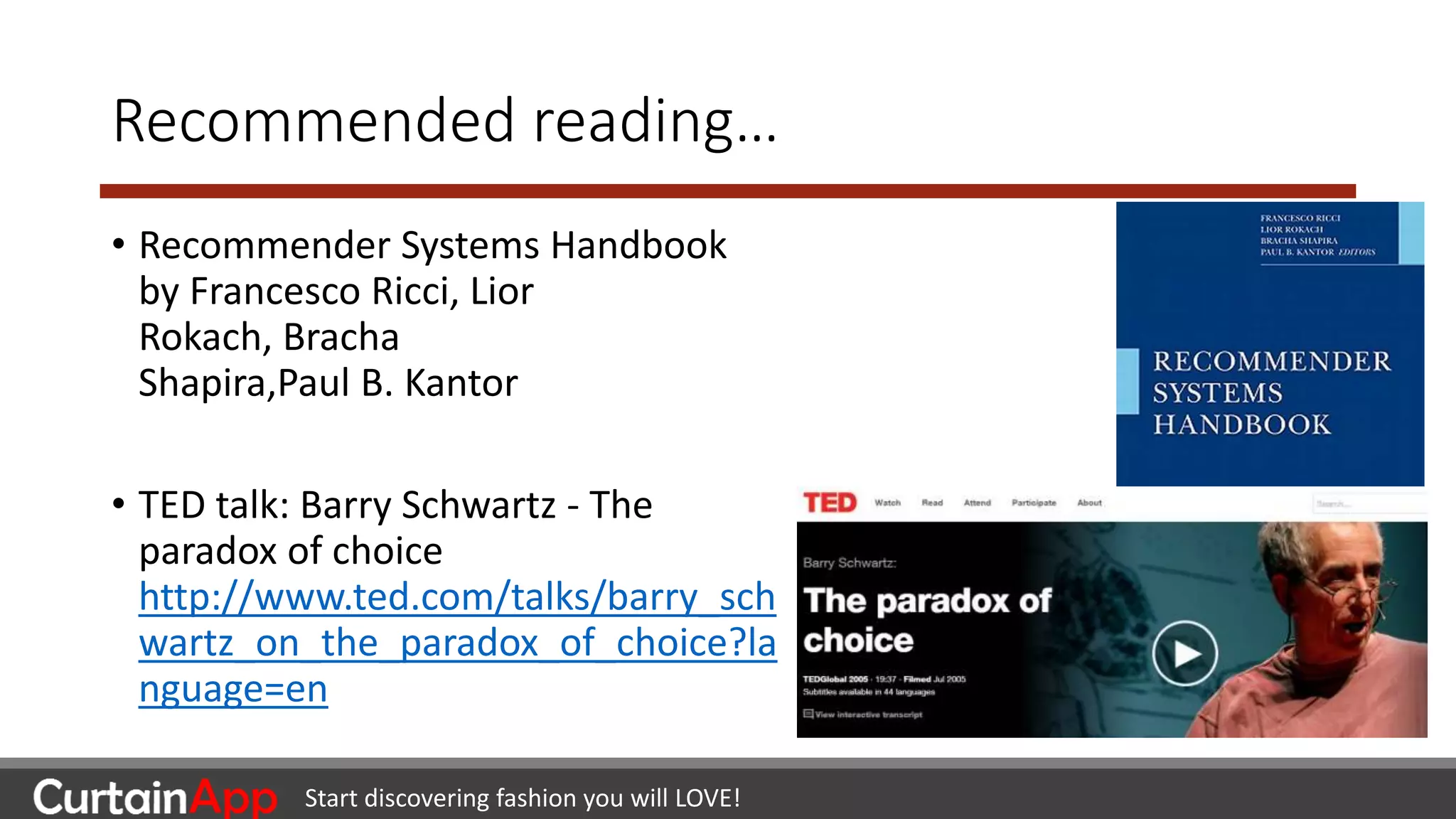 Recommendation Systems - Why How and Real Life Applications | PPTX