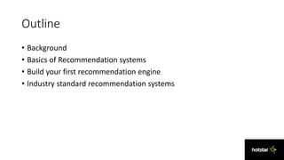 Design Recommender systems from scratch | PPTX