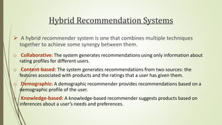 Recommendation Systems Basics | PPTX | Operating Systems | Computer ...