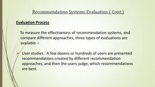 Recommendation Systems Basics | PPTX | Operating Systems | Computer ...