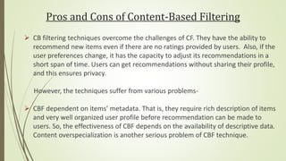 Recommendation Systems Basics | PPTX | Operating Systems | Computer ...