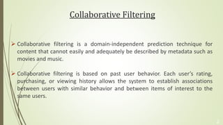 Recommendation Systems Basics | PPTX | Operating Systems | Computer ...