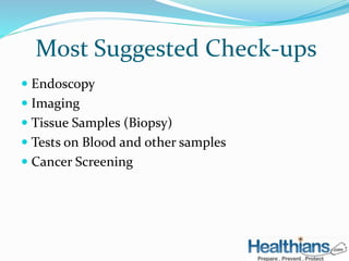 Recommended Check-Ups For Cancer | PPT
