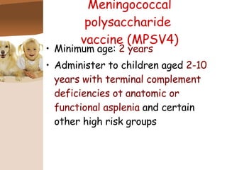 Recommended Immunization Schedules For Children And Adolescents, | PPT ...