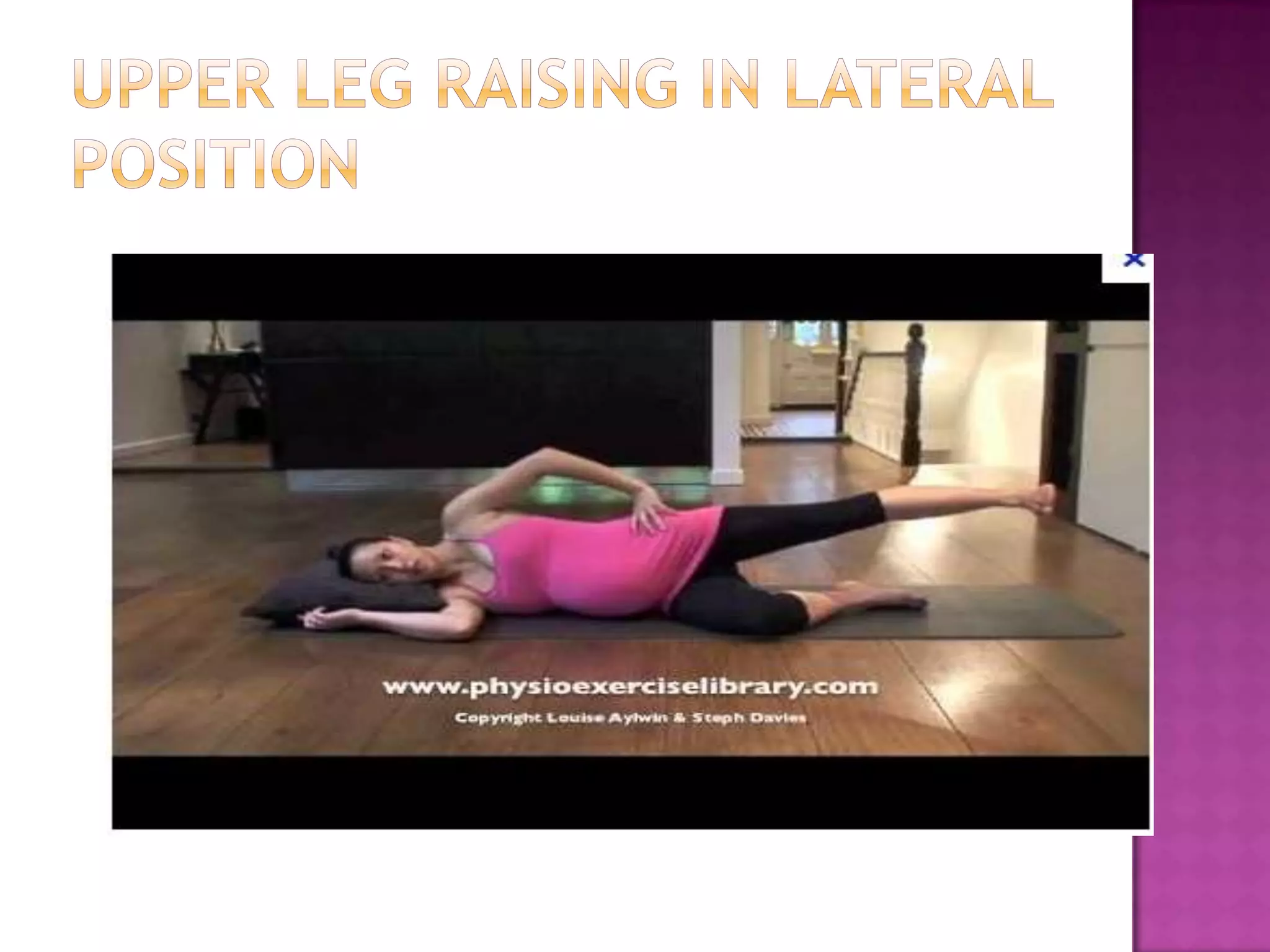 Recommended antenatal &post natal exercises | PPTX