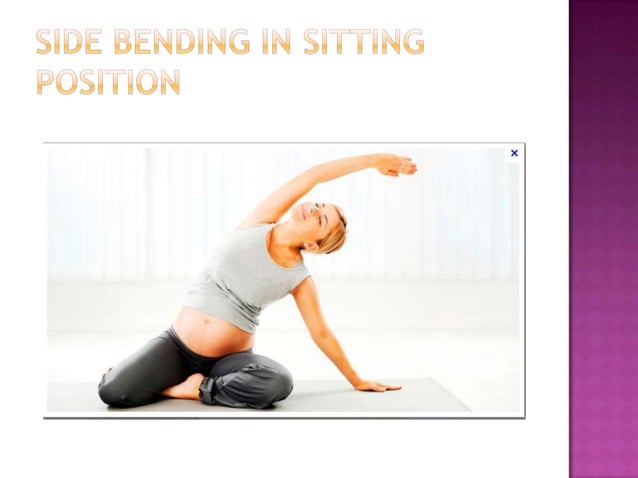 Recommended antenatal &post natal exercises | PPTX | Pregnancy ...