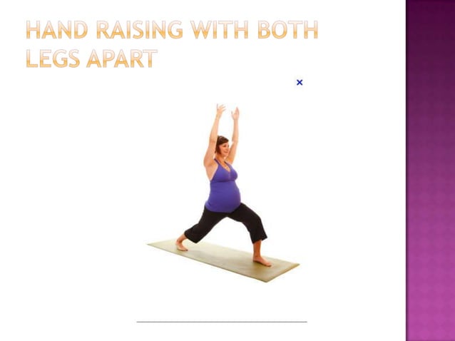 Recommended antenatal &post natal exercises | PPTX | Pregnancy ...